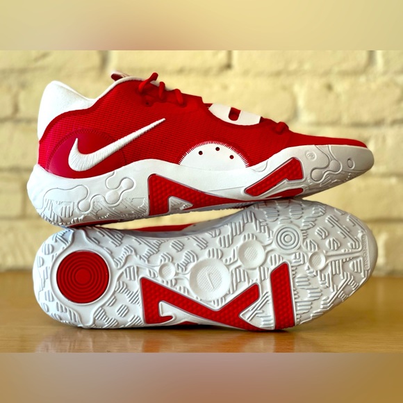 Nike | Shoes | Nike Pg 6 Tb Promo University Red White Basketball Shoes ...